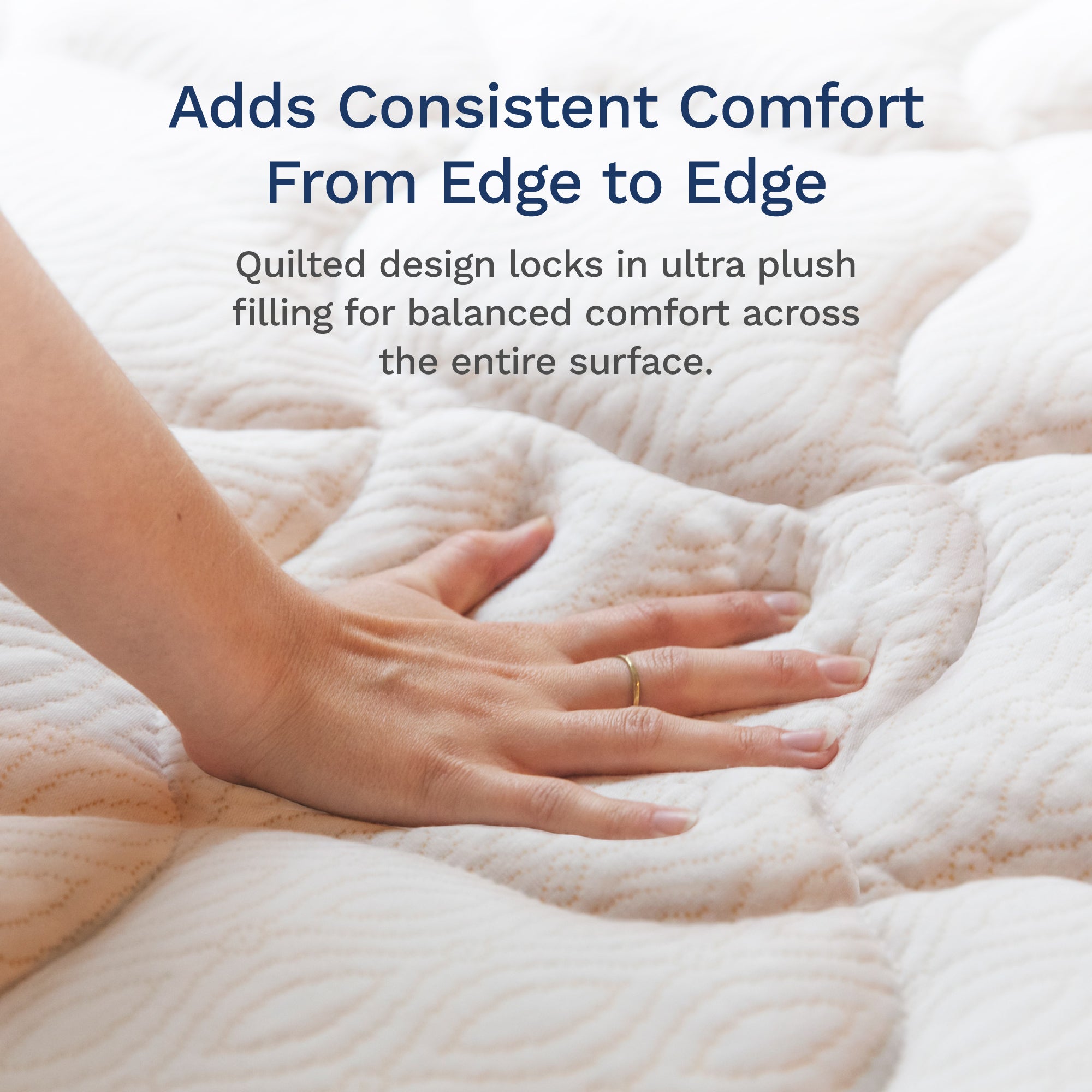 Pillow Top Mattress Pad | Copper Fiberfill Pads | Viscosoft